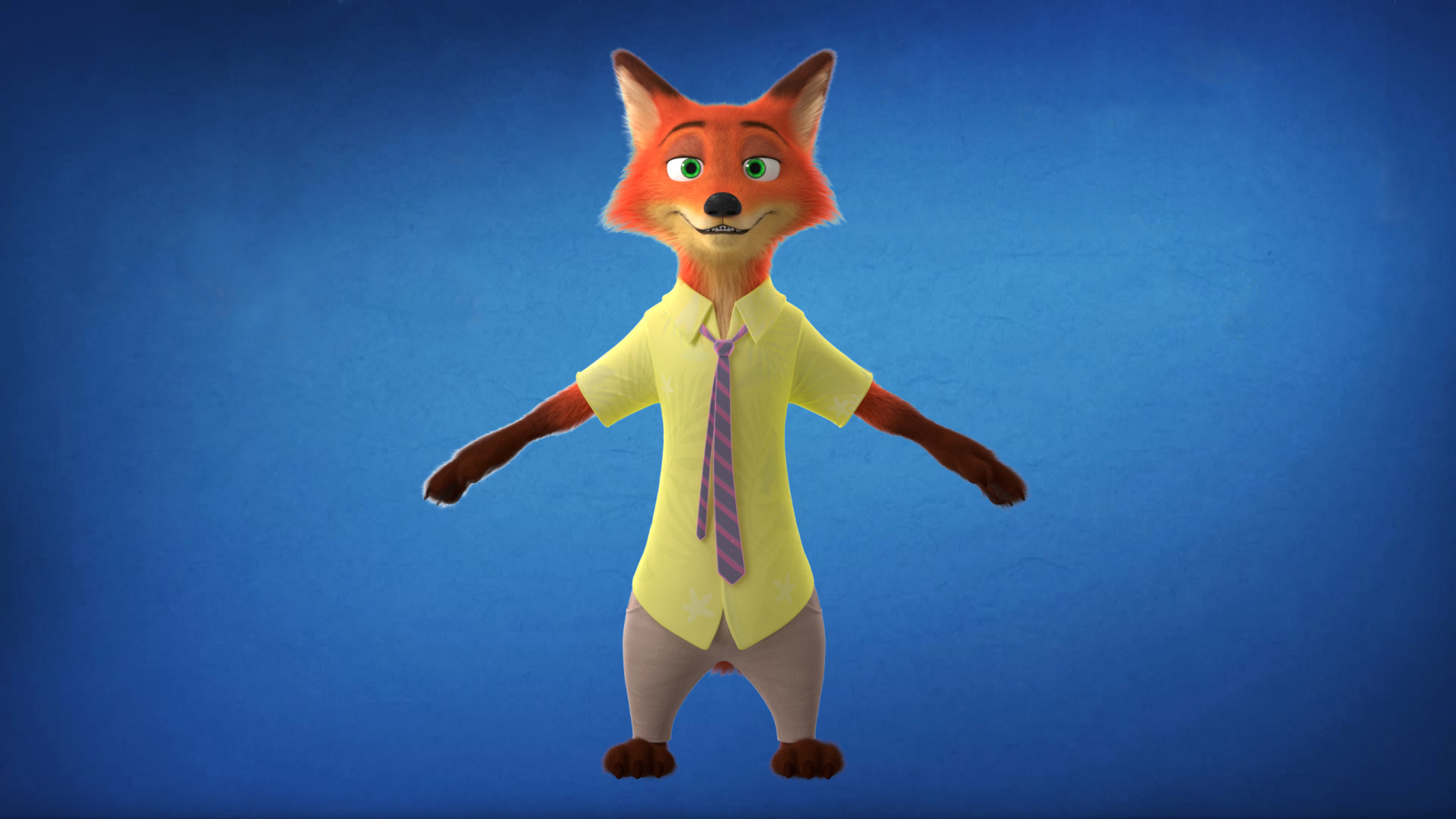 3d Fur Nick Model