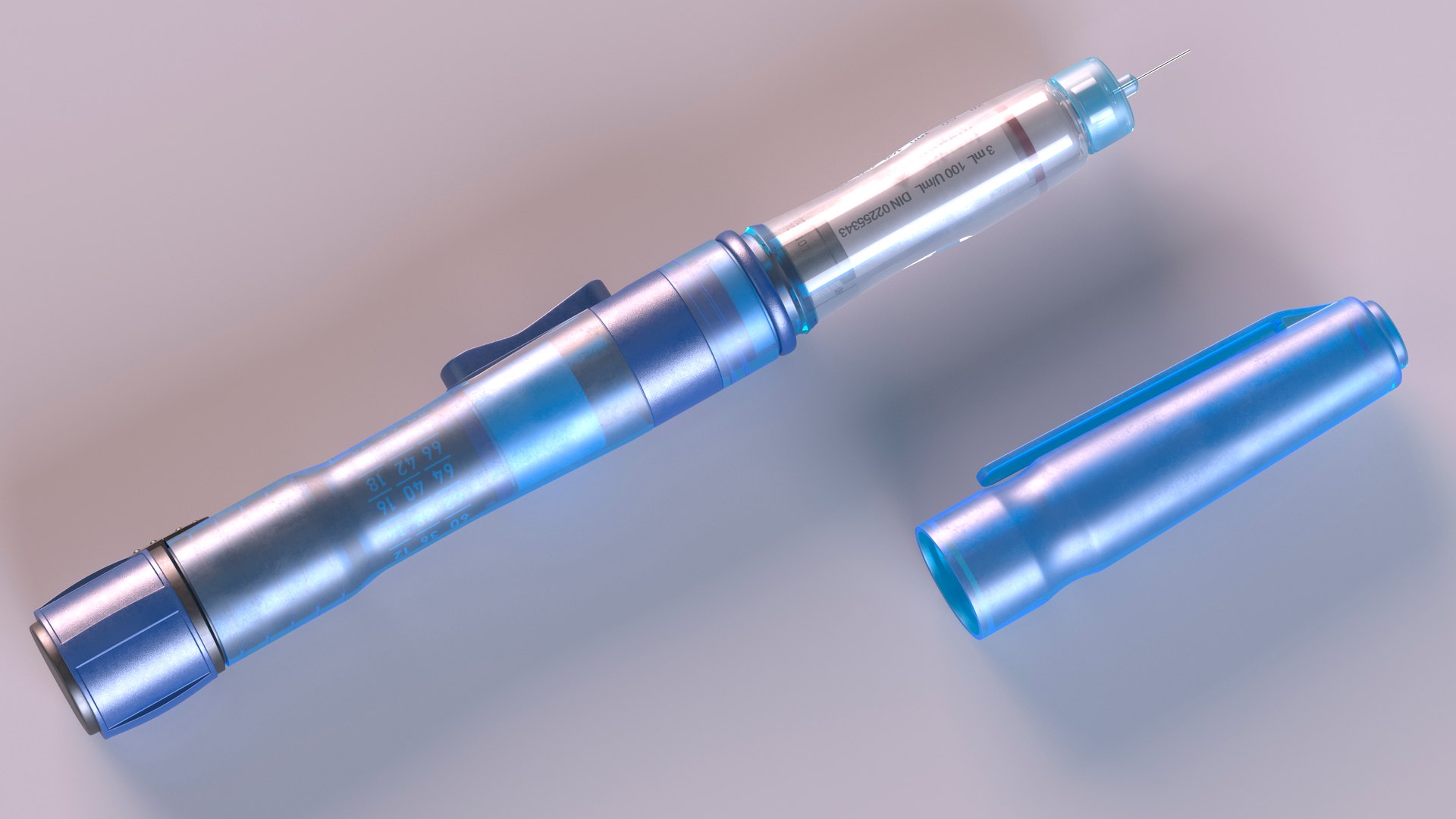 Insulin Pen Injector 3D - TurboSquid 2111312