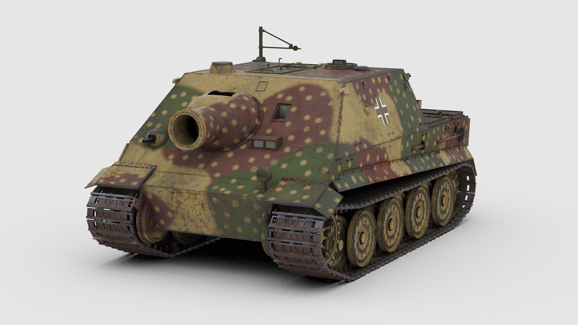 Ww2 German Sturmtiger 3d Max