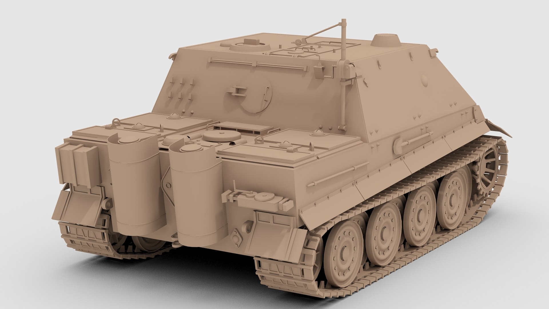 Ww2 German Sturmtiger 3d Max