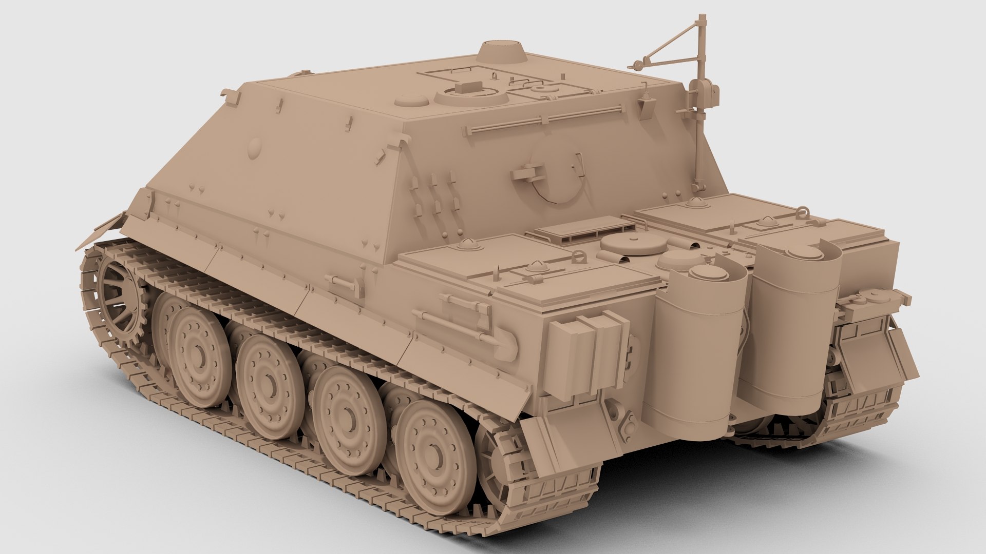 Ww2 German Sturmtiger 3d Max