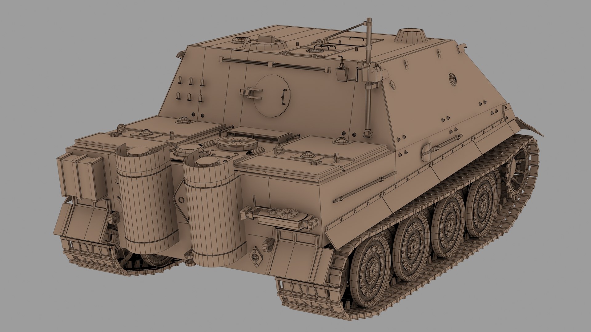 Ww2 German Sturmtiger 3d Max