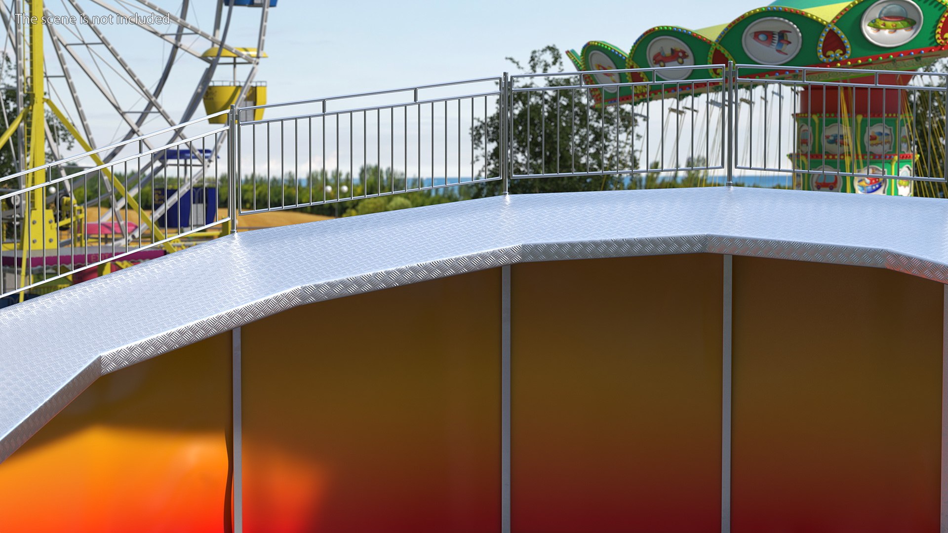 3D Theme Park Attraction Base model - TurboSquid 1883195