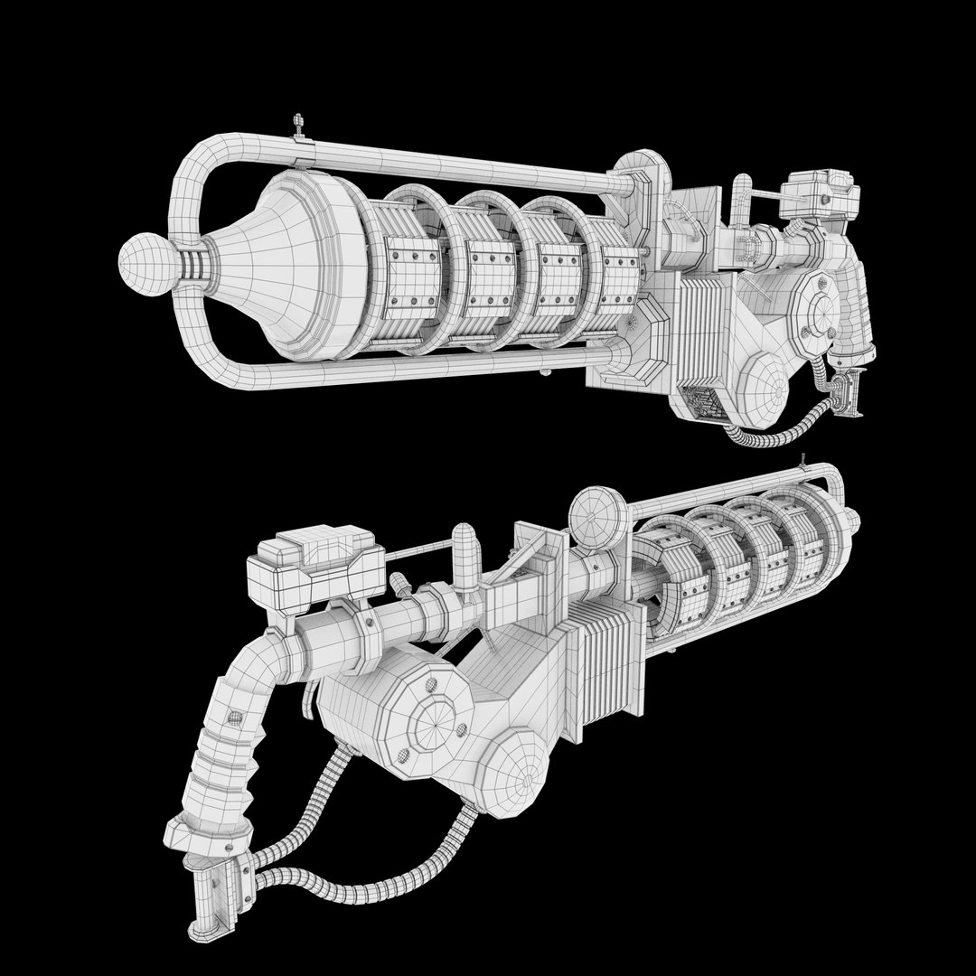 Steampunk Weapon Model - TurboSquid 1973704
