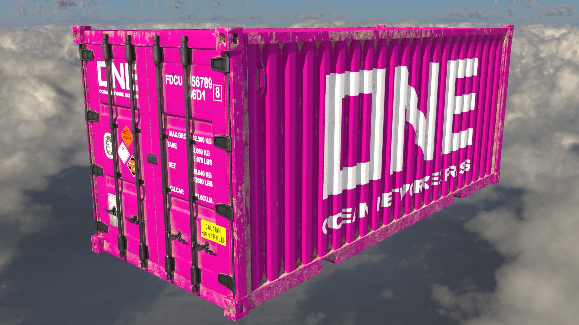 3D shipping container teu - TurboSquid 1493967