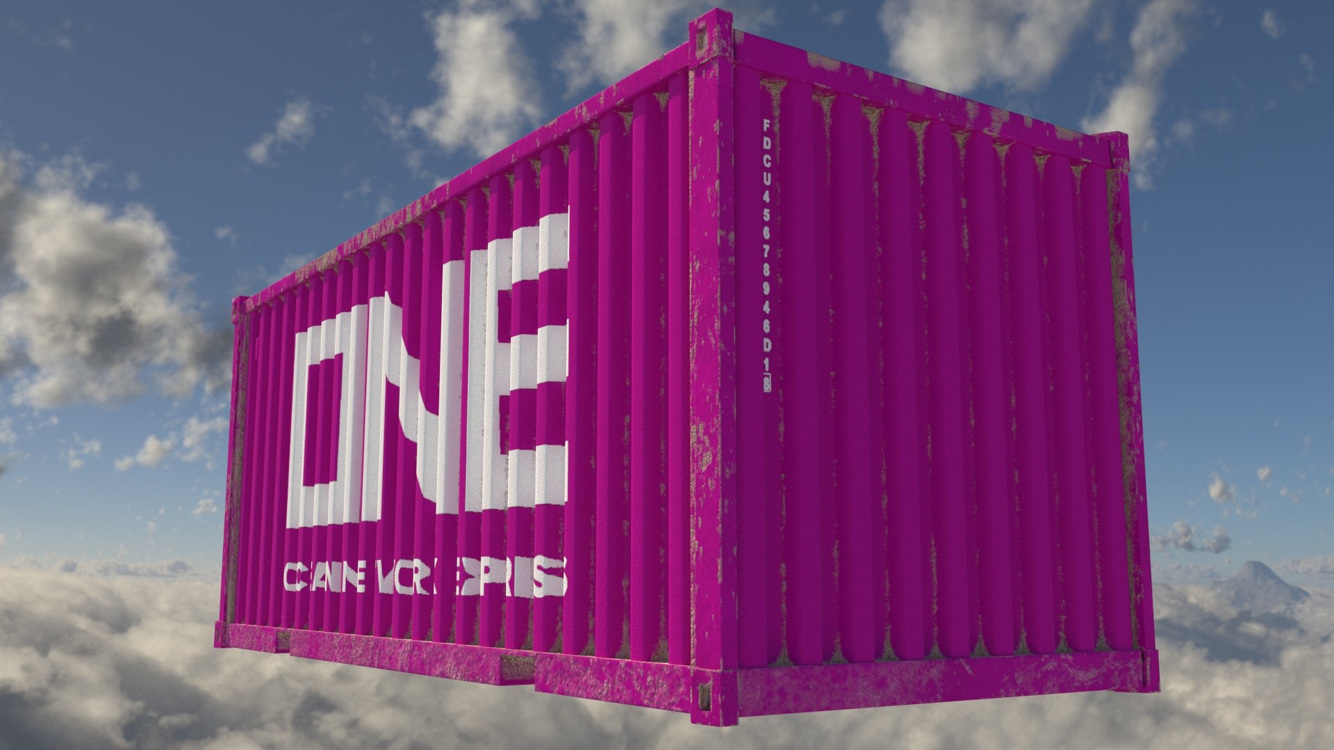 3D Shipping Container Teu - TurboSquid 1493967