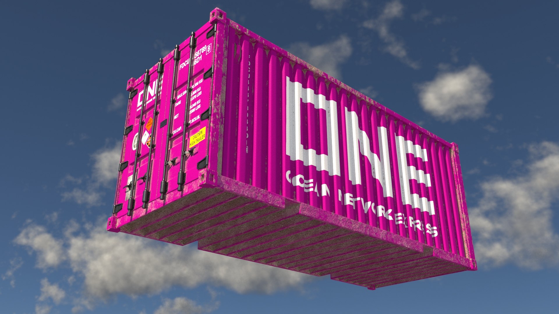 3D Shipping Container Teu - TurboSquid 1493967