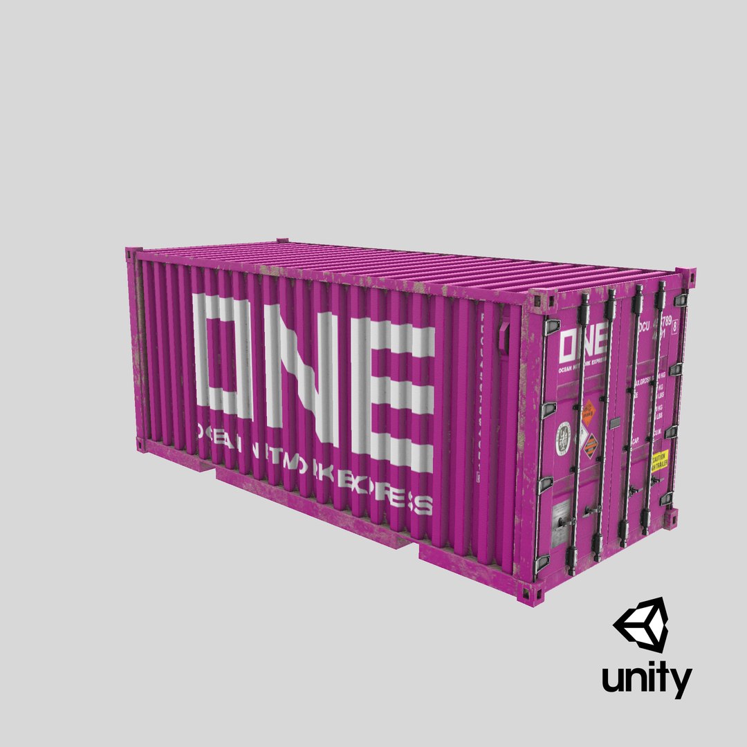 3D shipping container teu - TurboSquid 1493967