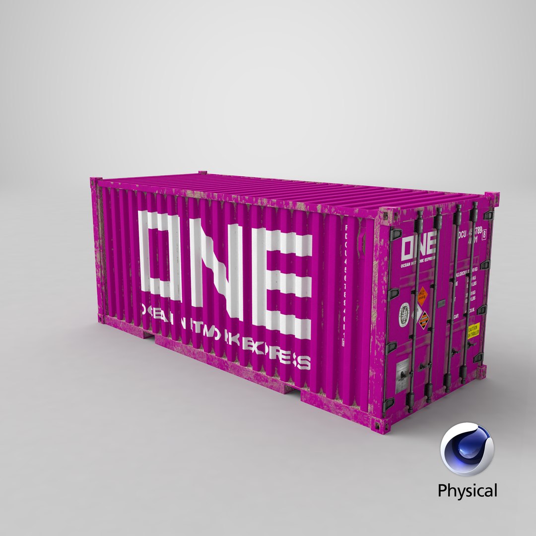 3D shipping container teu - TurboSquid 1493967