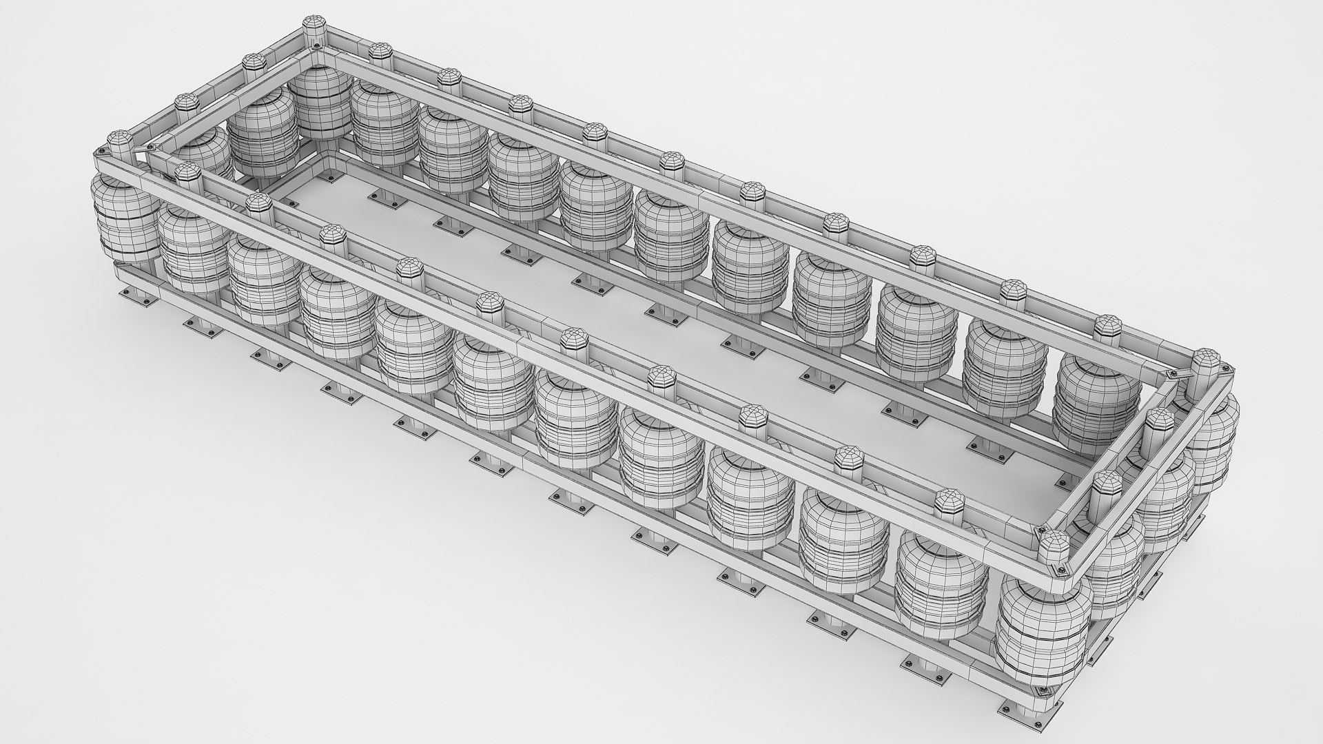 Safety Roller Barrier 3D Model - TurboSquid 1622025