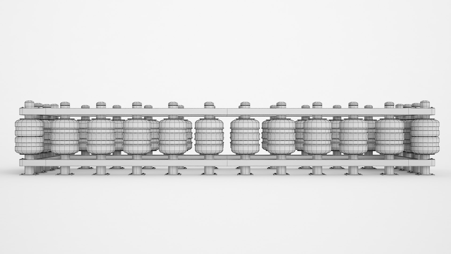 Safety Roller Barrier 3D Model - TurboSquid 1622025