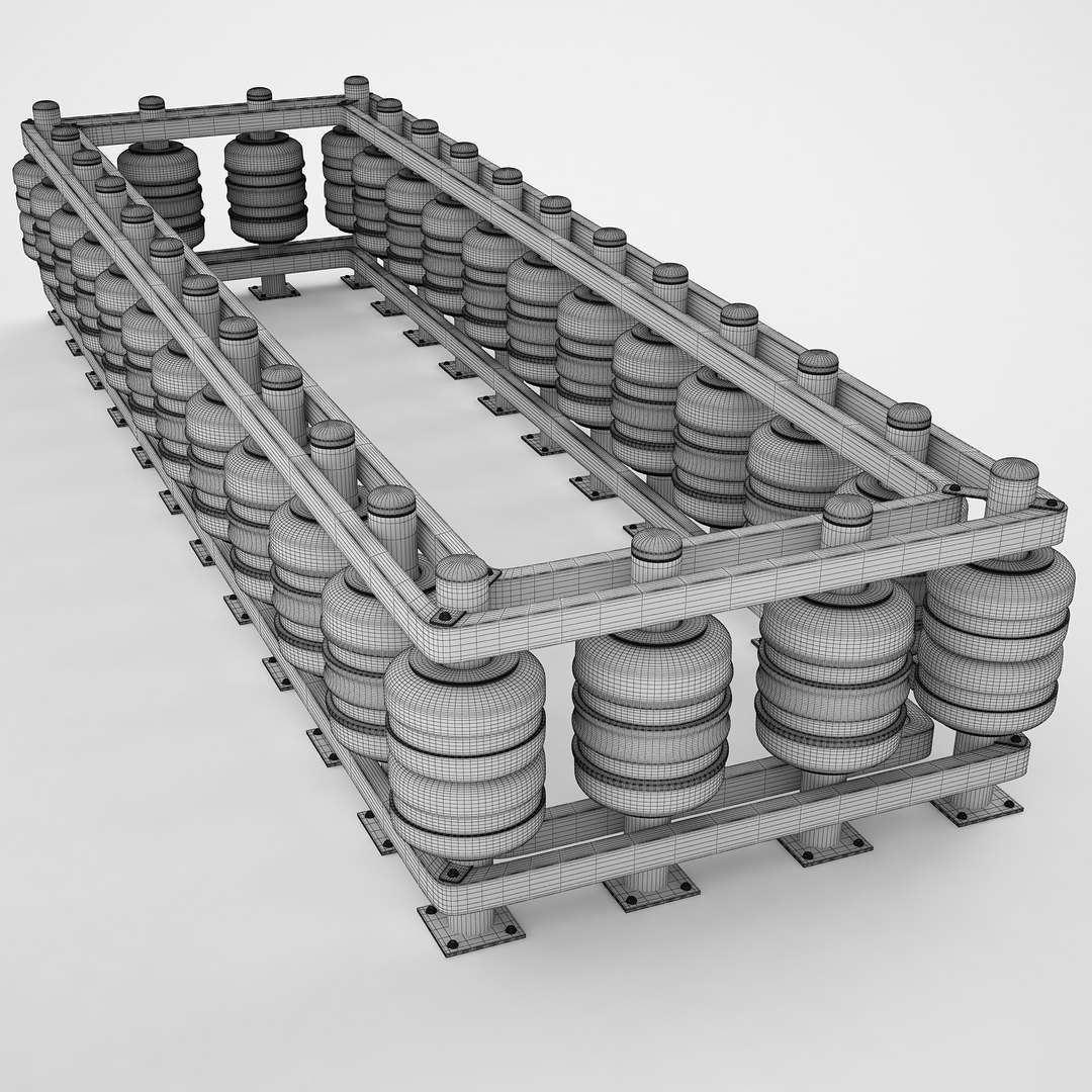 Safety Roller Barrier 3D Model - TurboSquid 1622025