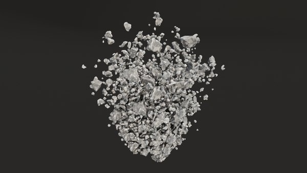 Animated Concrete Explode Upward 3D model - TurboSquid 1778140