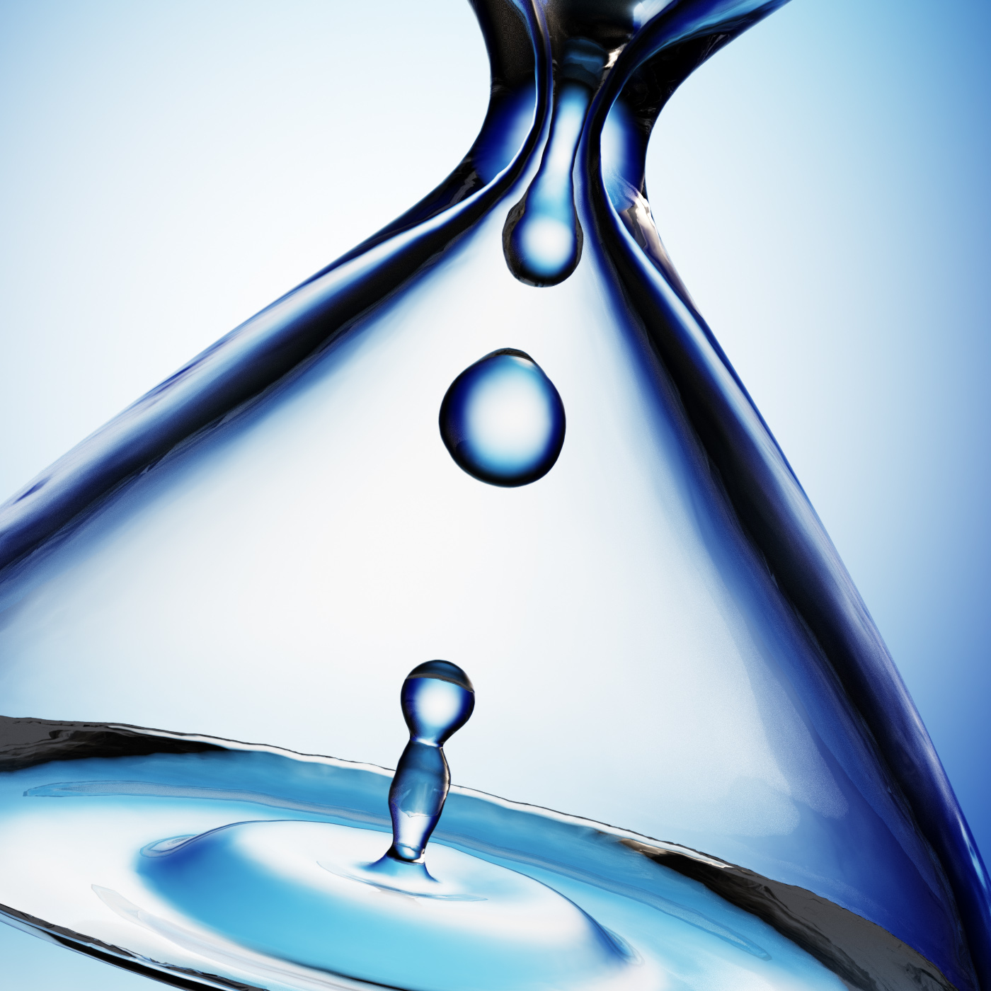 3D hourglass water glass model - TurboSquid 1195673