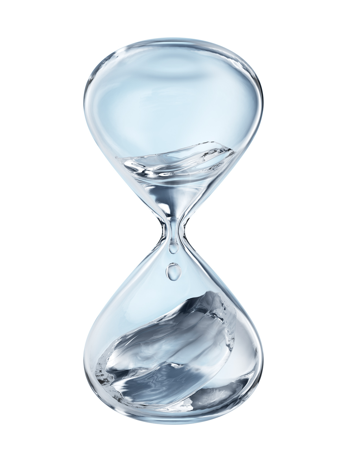 3D hourglass water glass model - TurboSquid 1195673