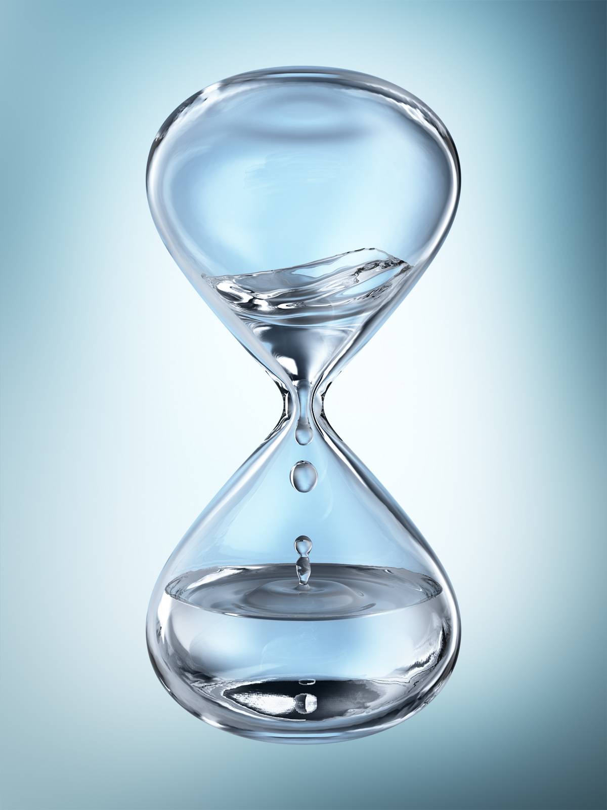 3D hourglass water glass model - TurboSquid 1195673