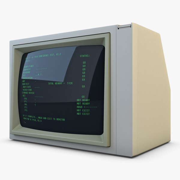 CRT Monitor 3D Models for Download | TurboSquid