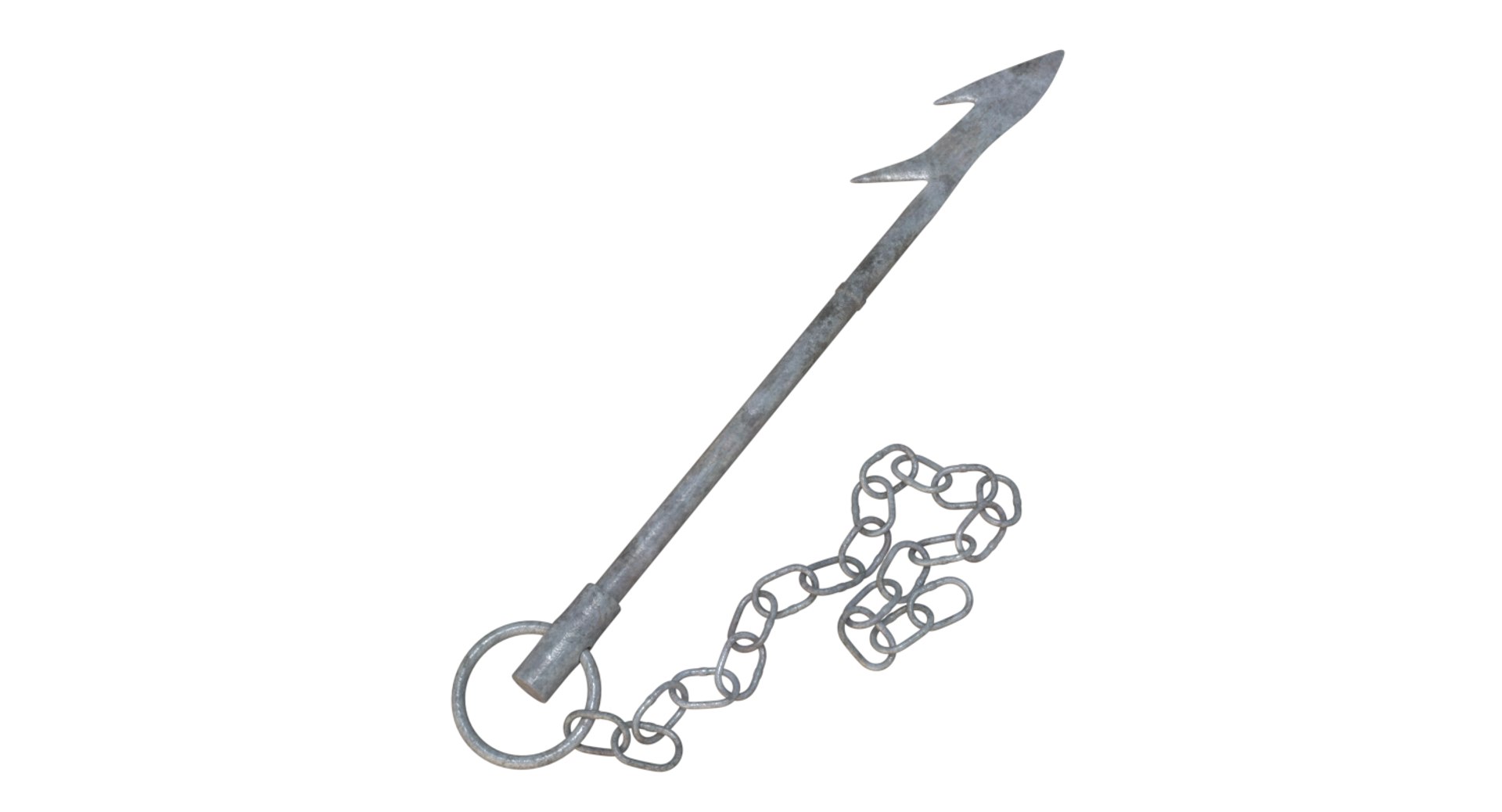 3d subdivision harpoon model