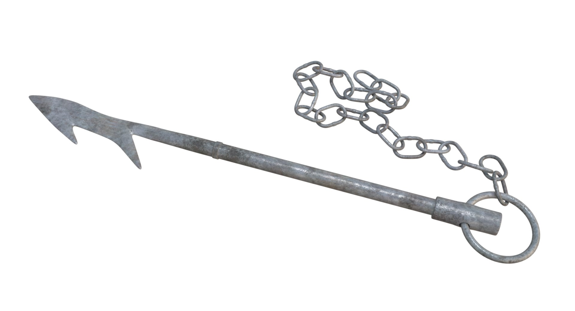 3d subdivision harpoon model