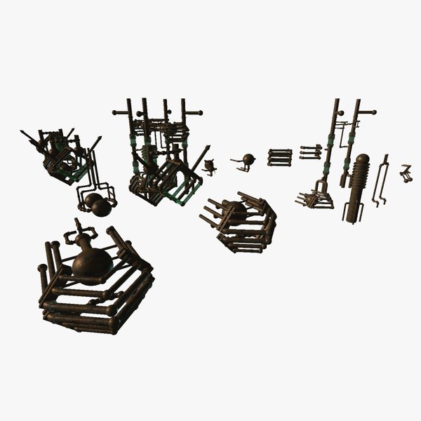 Fantasy lab props 3D model - TurboSquid 1628712