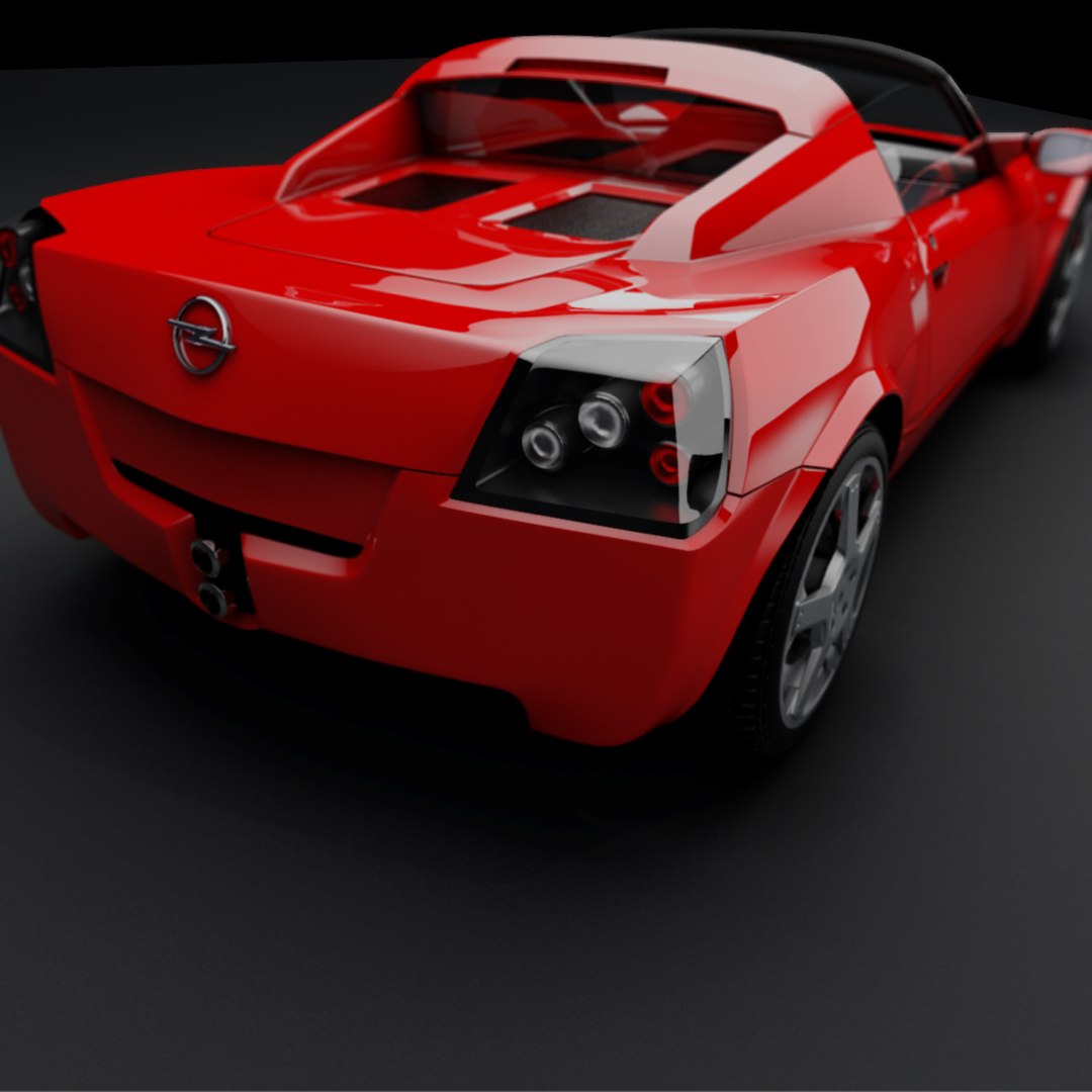 speedster cabrio cabriolet 3d ma