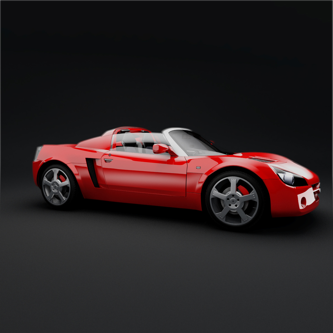 speedster cabrio cabriolet 3d ma
