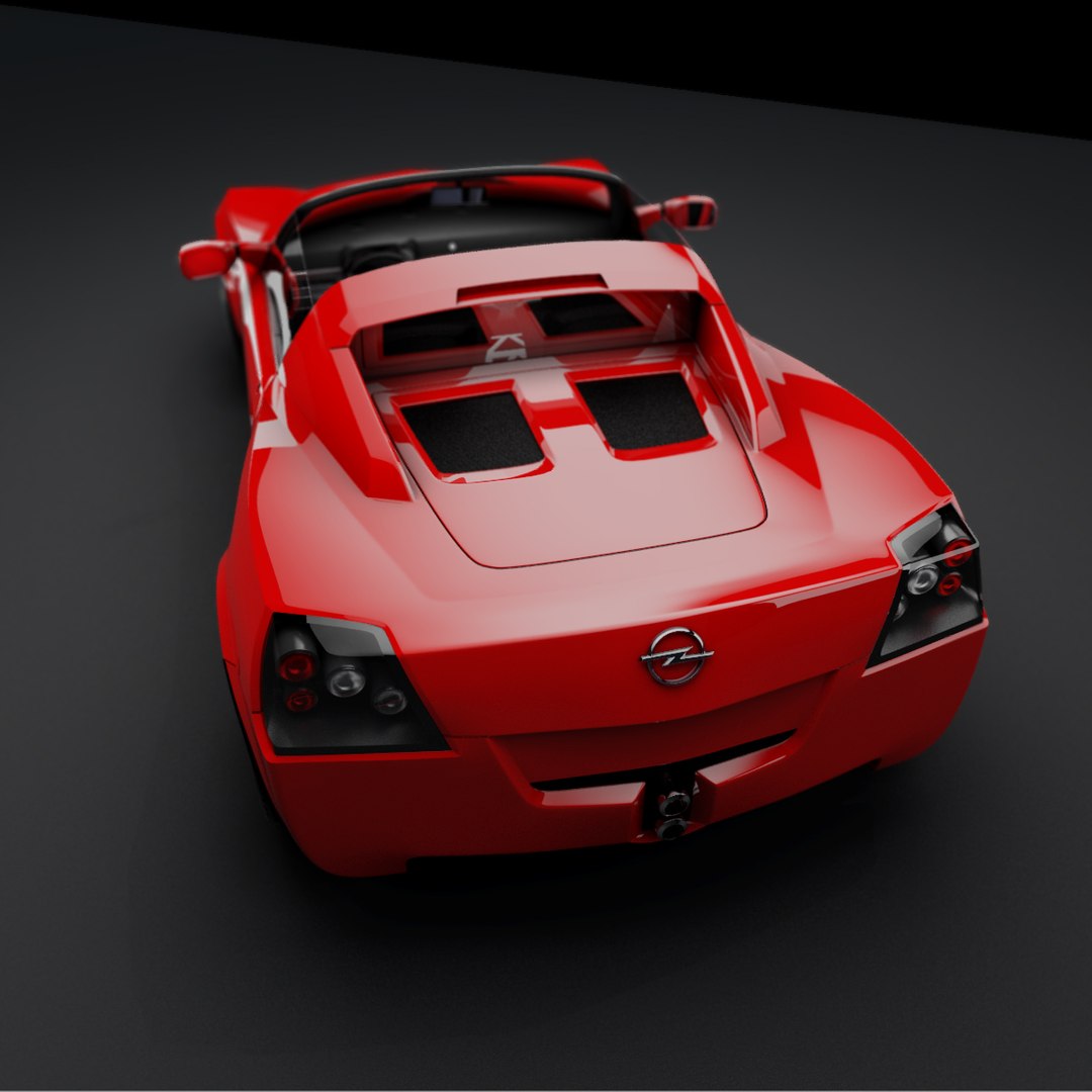 speedster cabrio cabriolet 3d ma