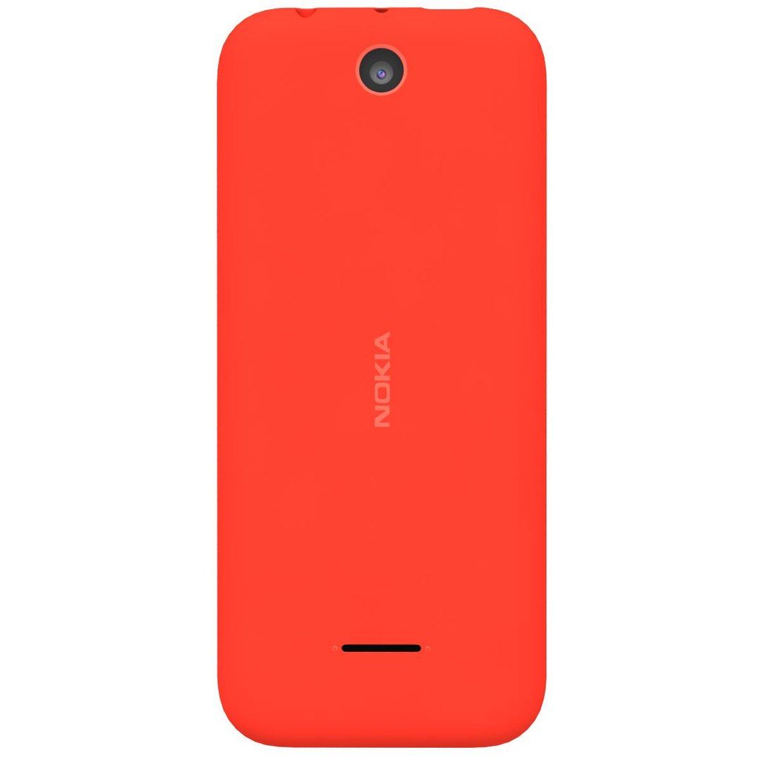 3d Nokia 225 Red Model
