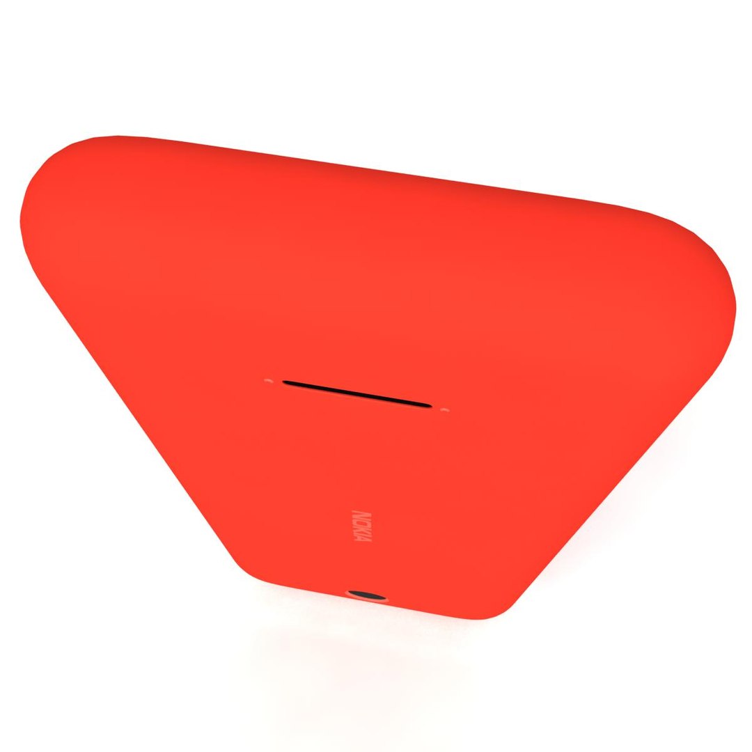 3d Nokia 225 Red Model