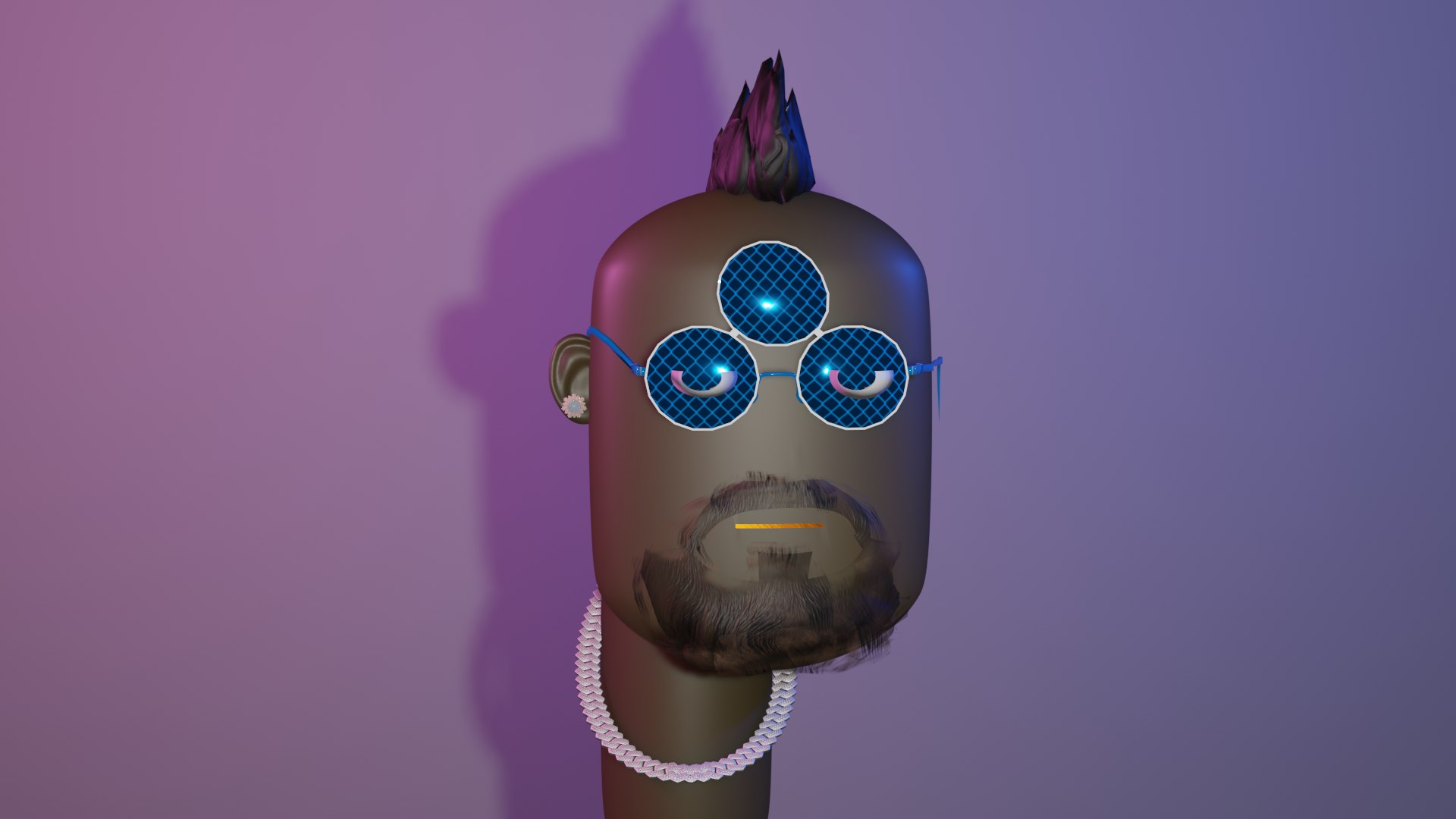 Crypto Punk NFT Model - TurboSquid 1977787