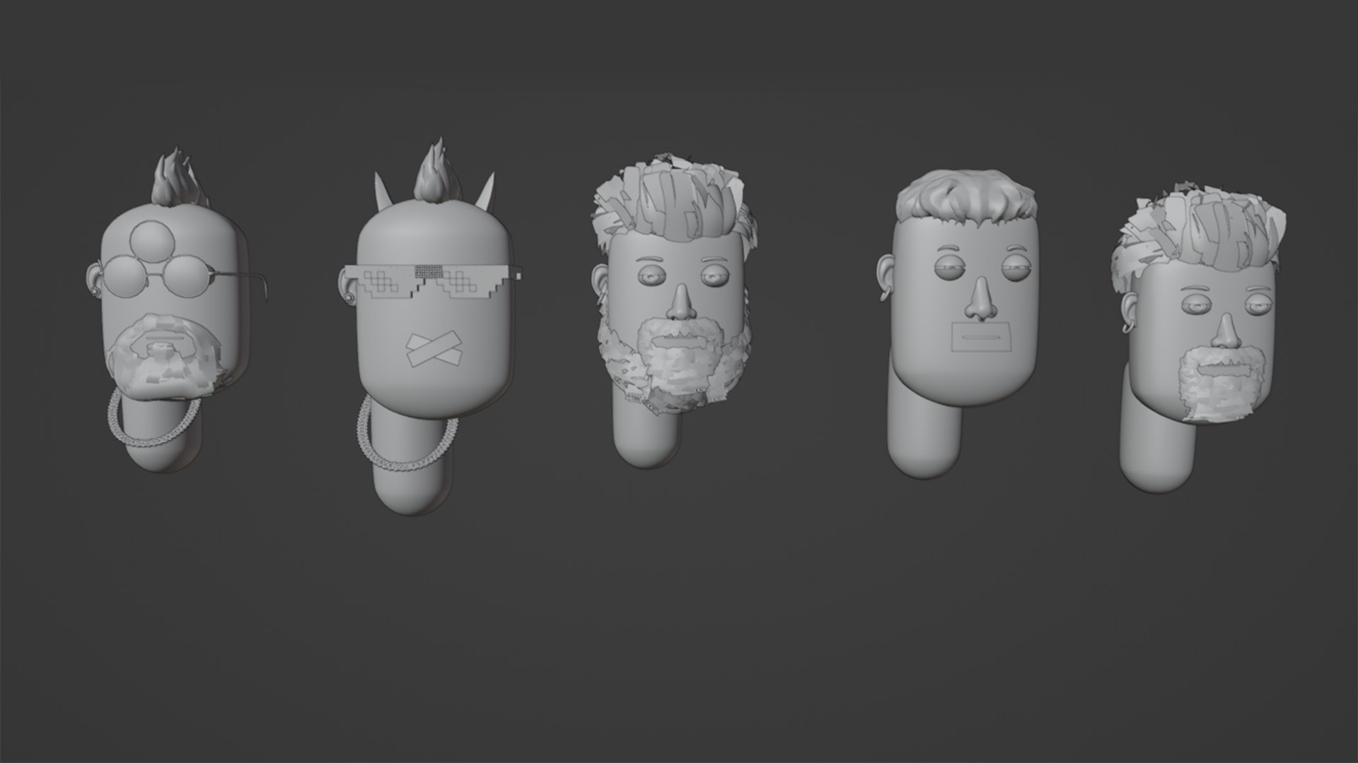 Crypto Punk NFT Model - TurboSquid 1977787