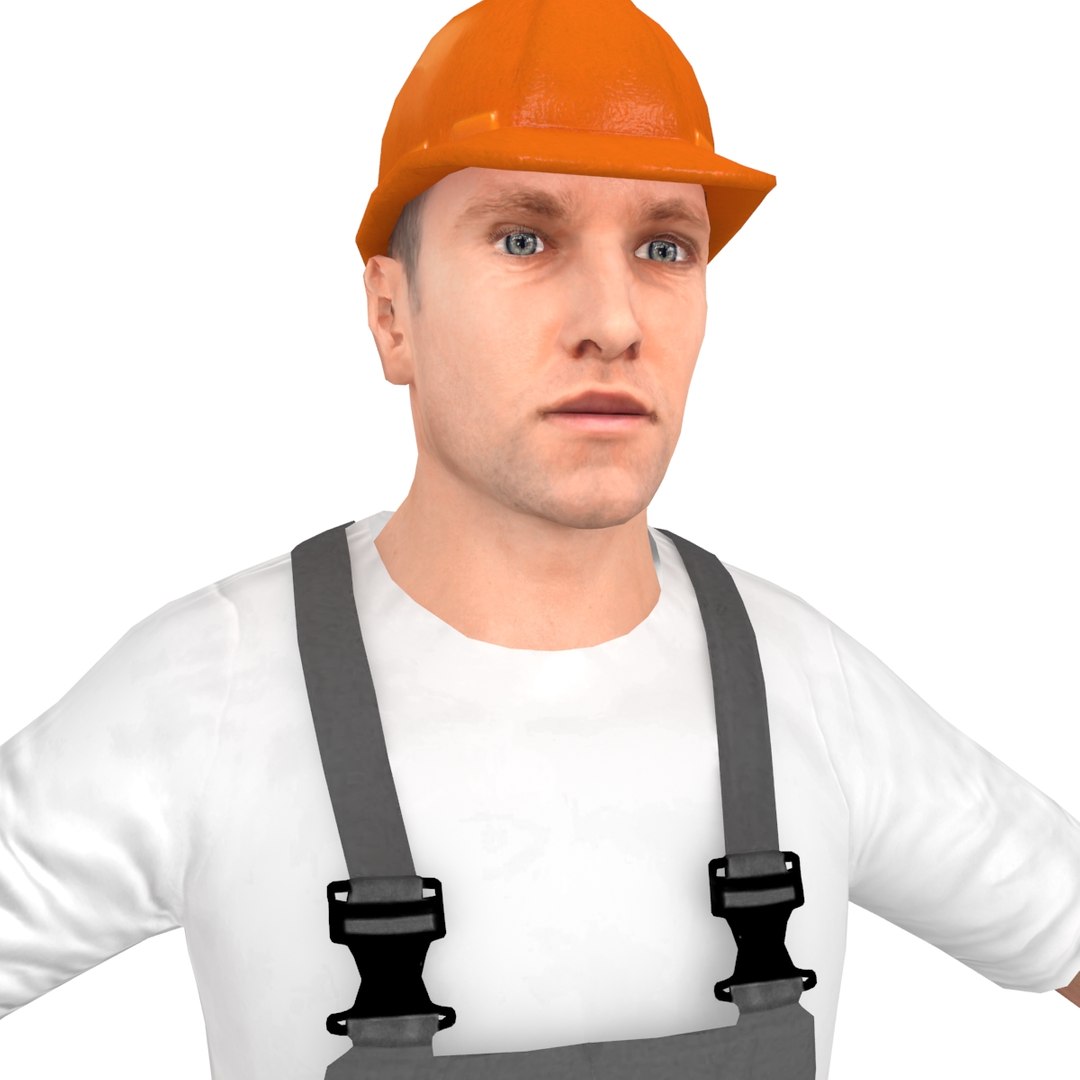 3D Character Worker Person Model - TurboSquid 1275427