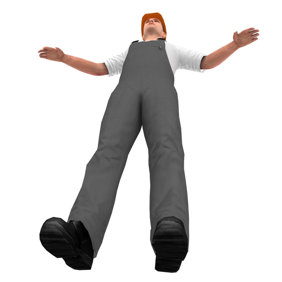 3D Character Worker Person Model - TurboSquid 1275427
