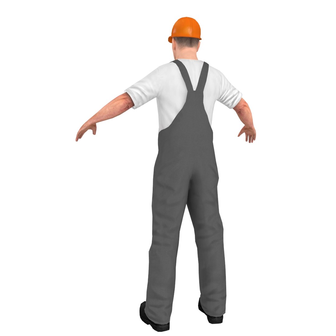 3D Character Worker Person Model - TurboSquid 1275427