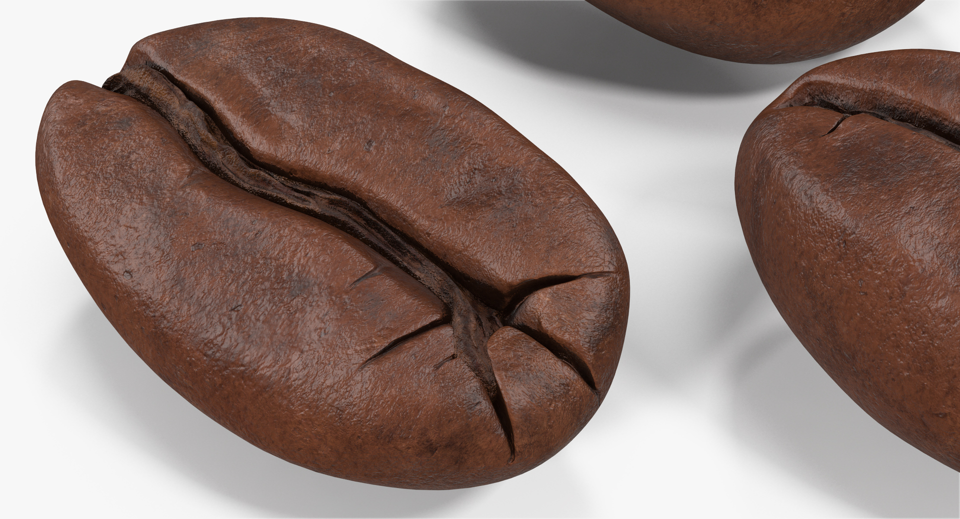 Coffee beans roasted 2 3D - TurboSquid 1423928