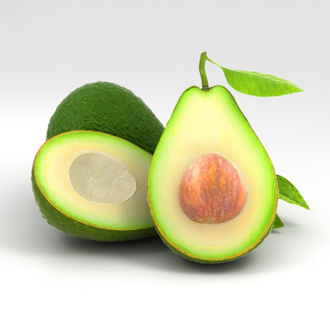 Avocado 3D Model - TurboSquid 1339061