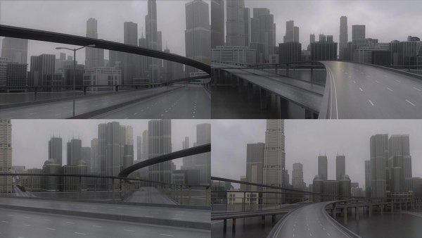 3D model Freeway City Collection 2 - TurboSquid 1916501