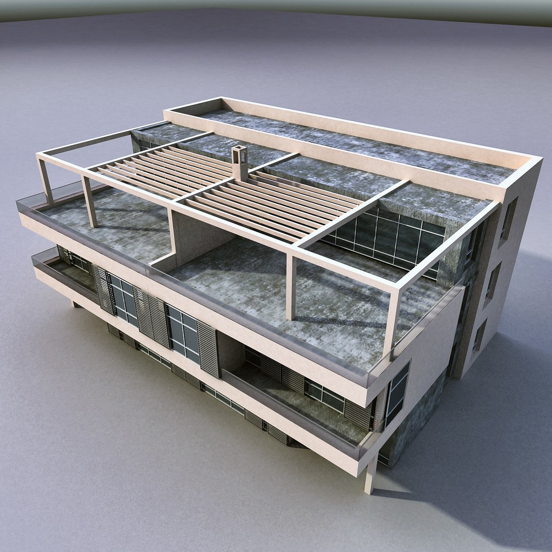 3d Model Modern Building
