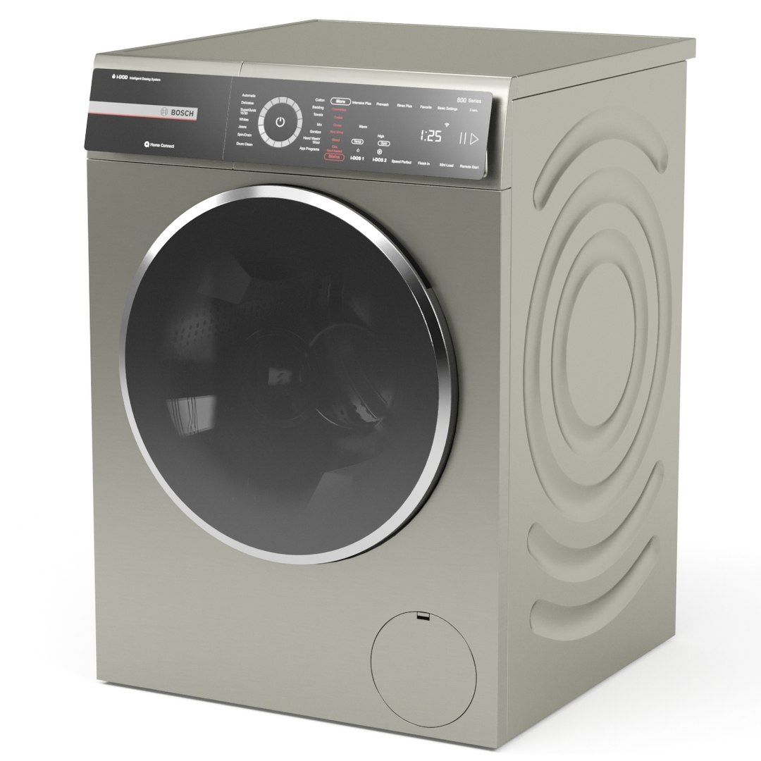 BOSCH Washing Machine 3D - TurboSquid 2392573