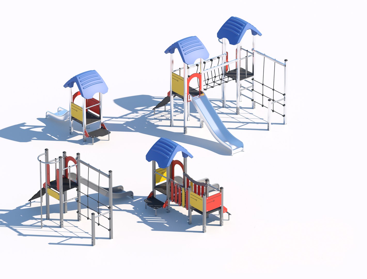 3D Model Children Playground - TurboSquid 1636601