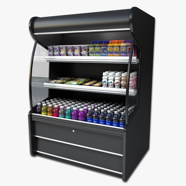 ice cream case 3d model