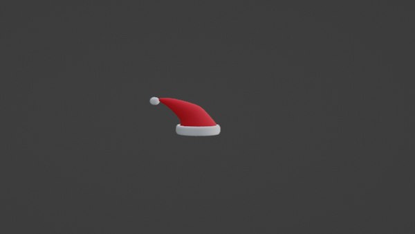 modelo 3d Gorro navideño - TurboSquid 2167936