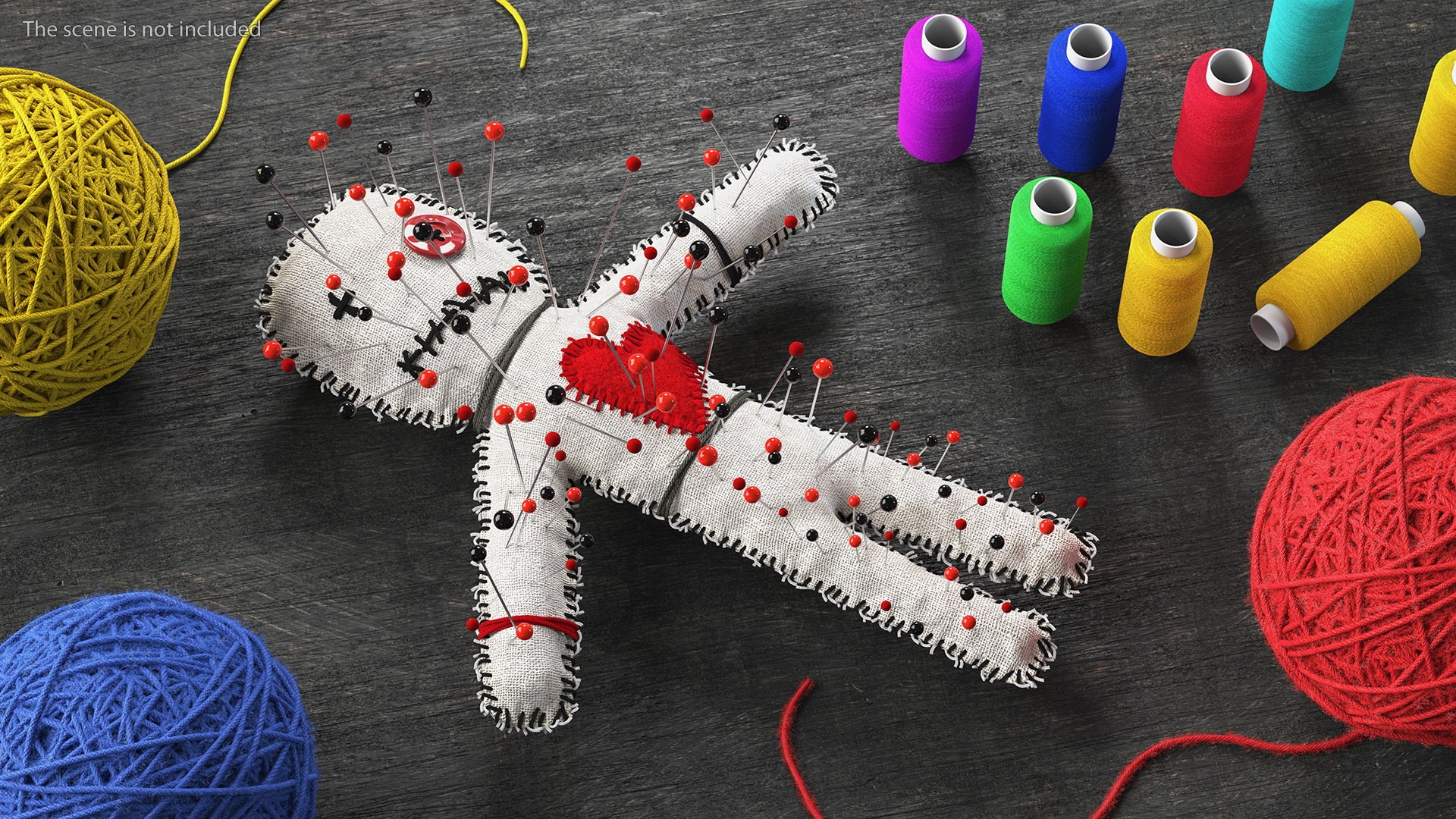 3D Model Voodoo Doll Needles - TurboSquid 1817846