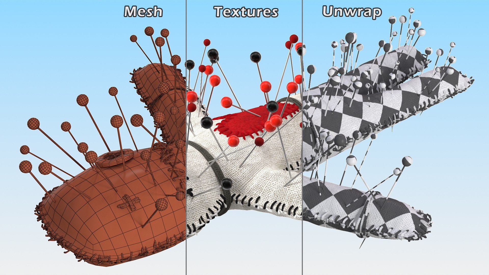 3D model Voodoo Doll Needles - TurboSquid 1817846