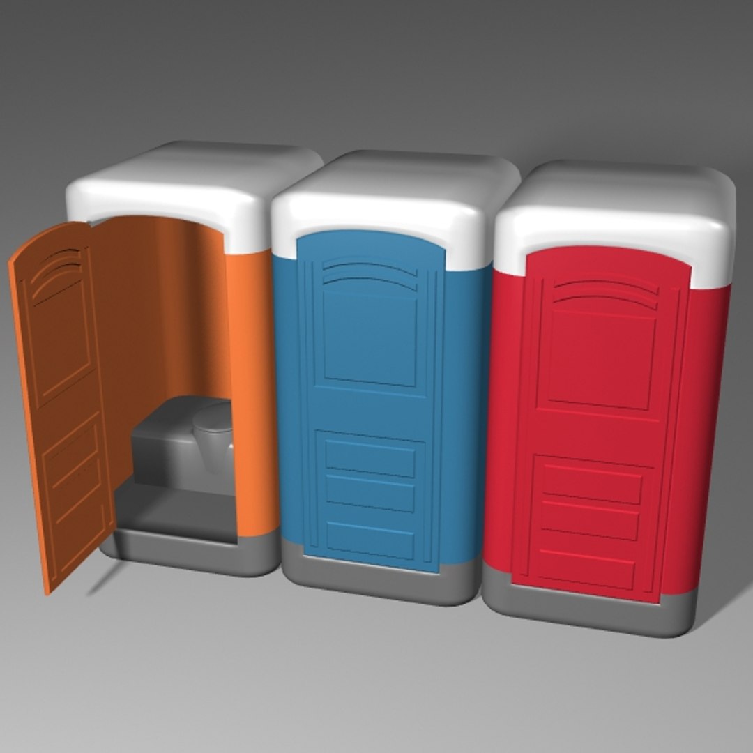 Portable Toilet 3d Model