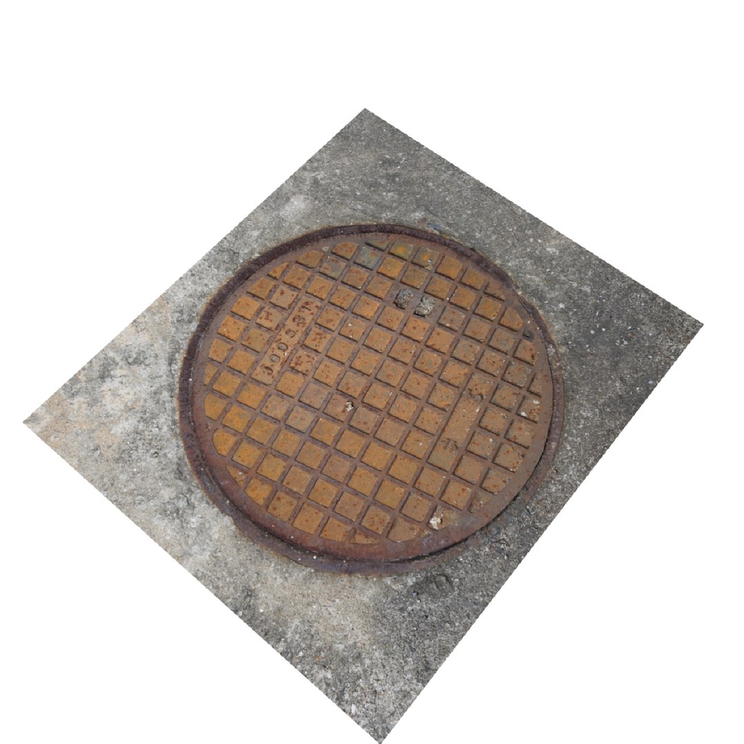3D Game Ready Manhole Cover 1 - TurboSquid 2014588
