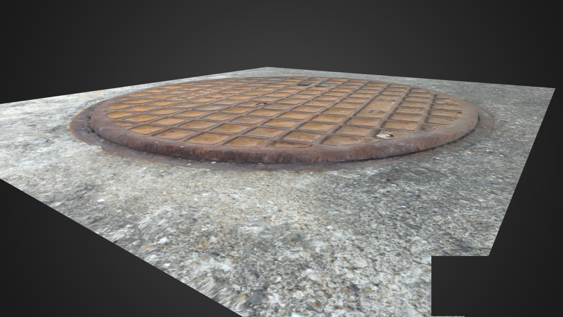 3D Game Ready Manhole Cover 1 - TurboSquid 2014588