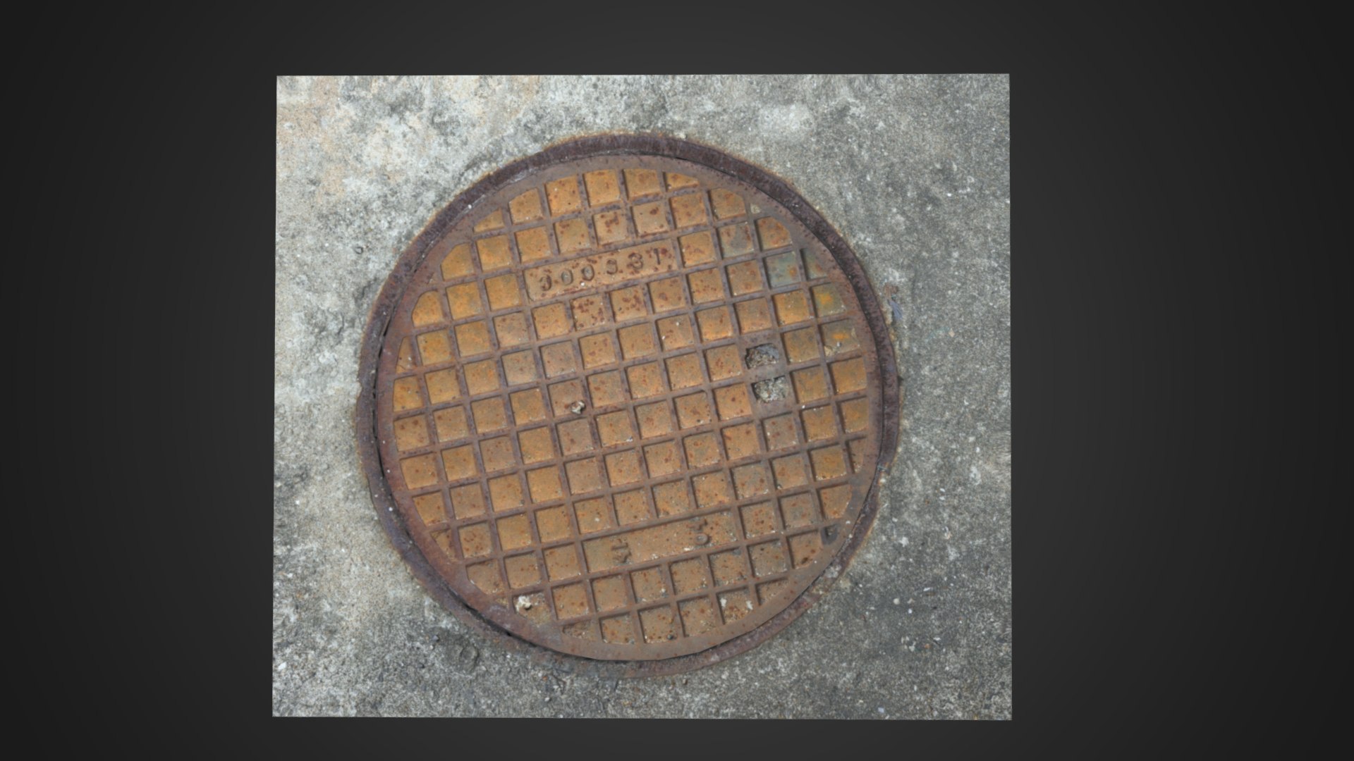 3D Game Ready Manhole Cover 1 - TurboSquid 2014588