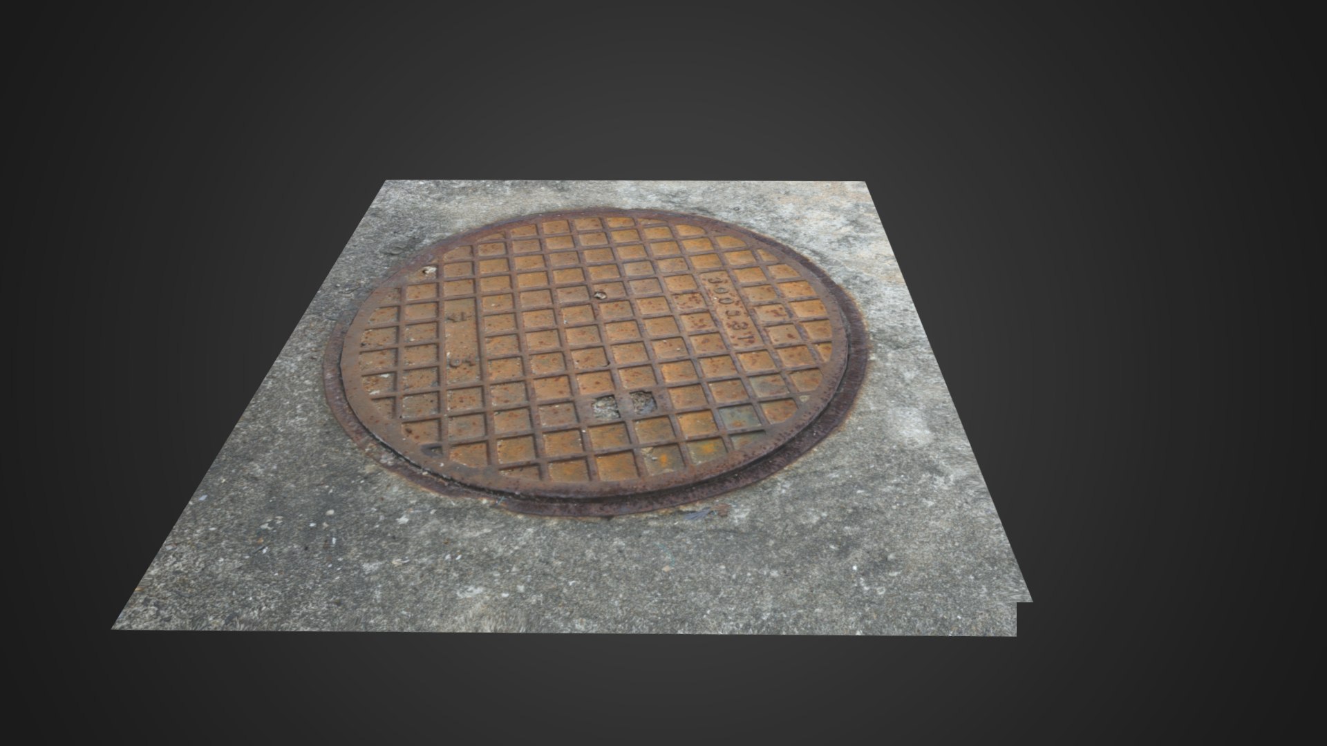 3D Game Ready Manhole Cover 1 - TurboSquid 2014588