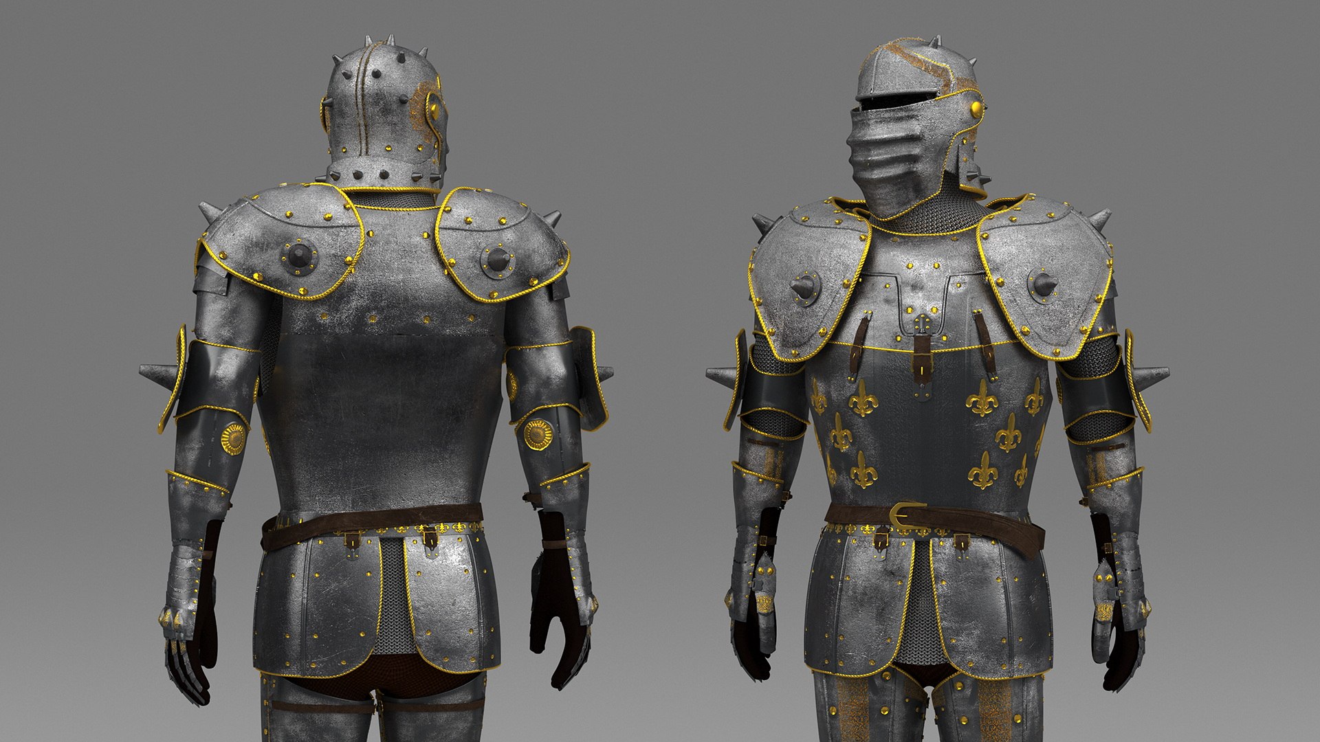 Traditional Knight Armor Suit 3D Model - TurboSquid 2215043
